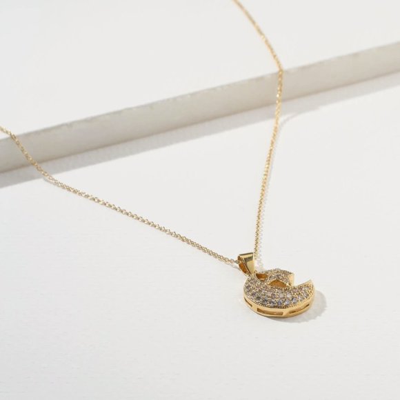 Vanessa Mooney | Jewelry | Vanessa Mooney Starlet Gold Crystal Moon ...